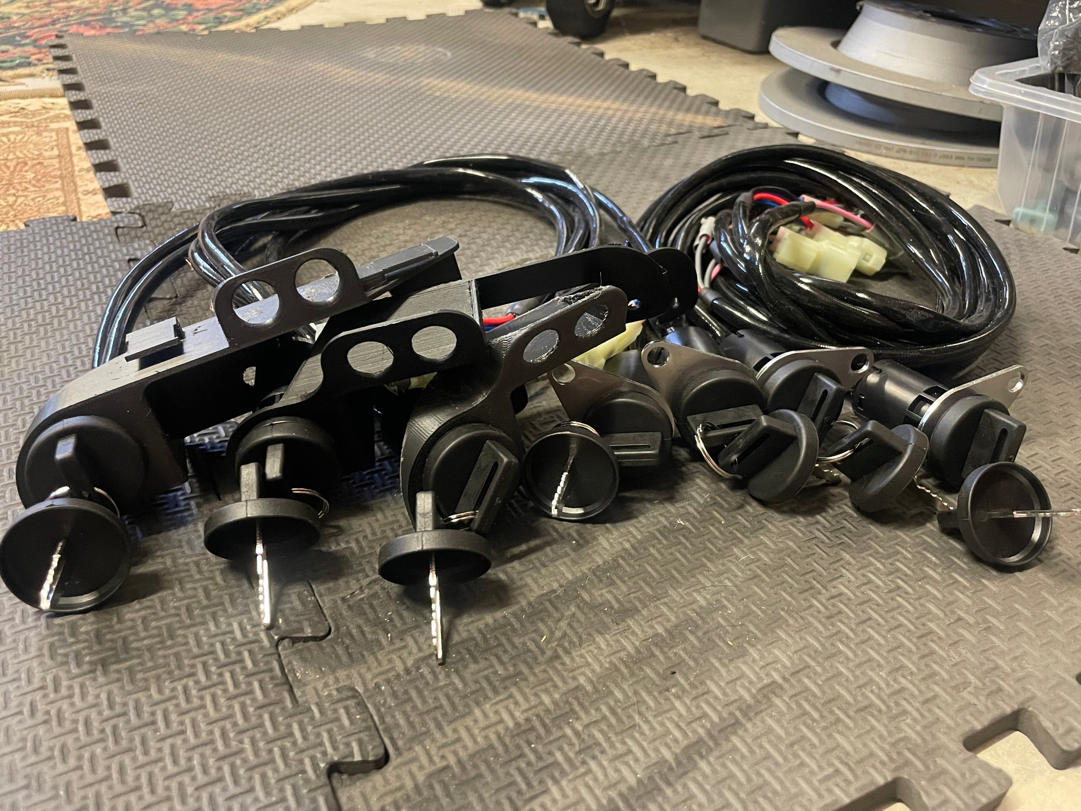 Yamaha WR450F KTM EXC Husqvarna FE, Beta RR Ignition Key Switch Kit ...